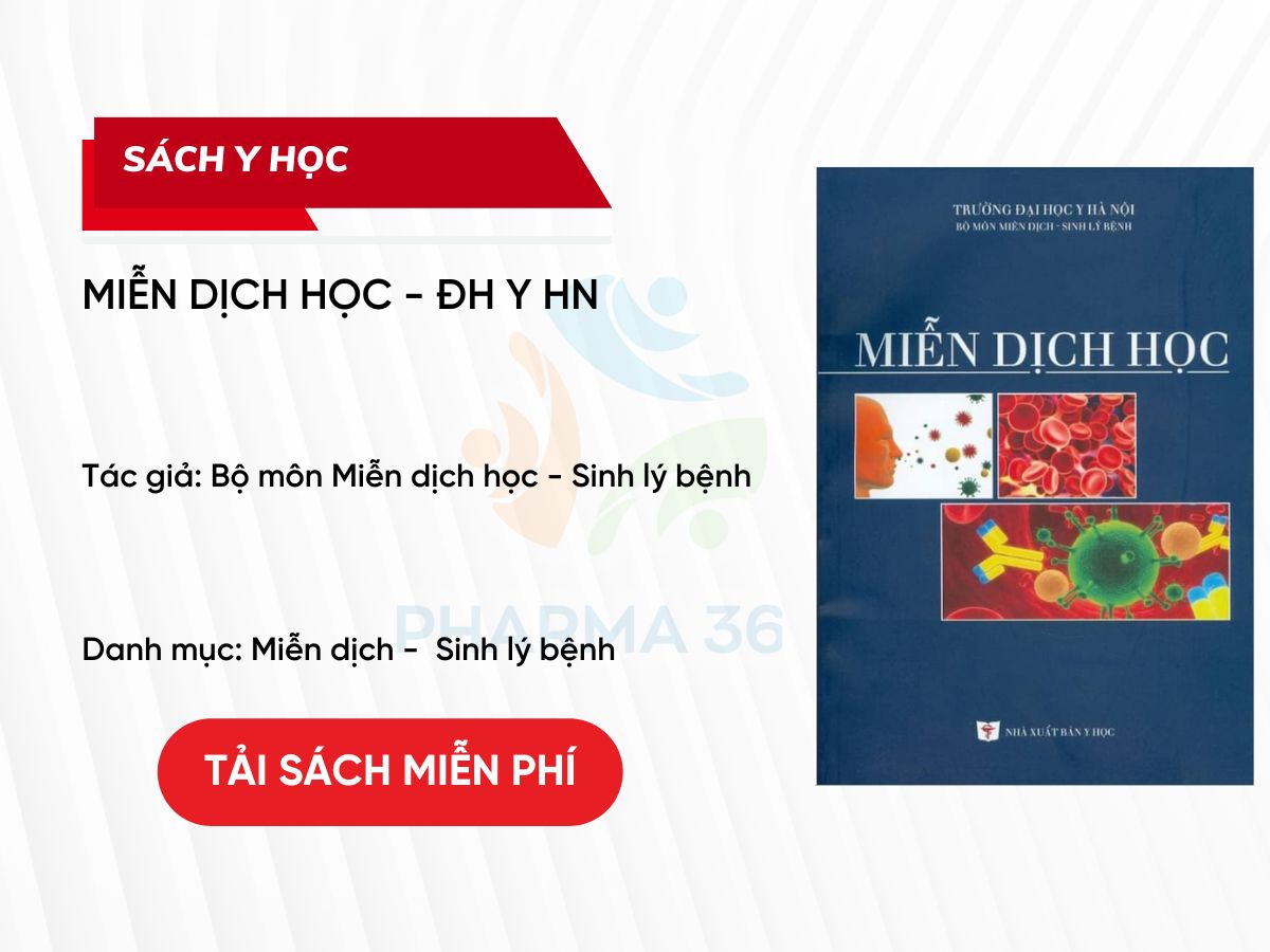 Tải miễn phí PDF Miễn dịch học - Bộ môn Miễn dịch học - Sinh lý bệnh ĐH Y HN